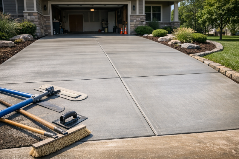 Concrete Driveway How To: A Practical Guide for a Durable Finish - Long ...